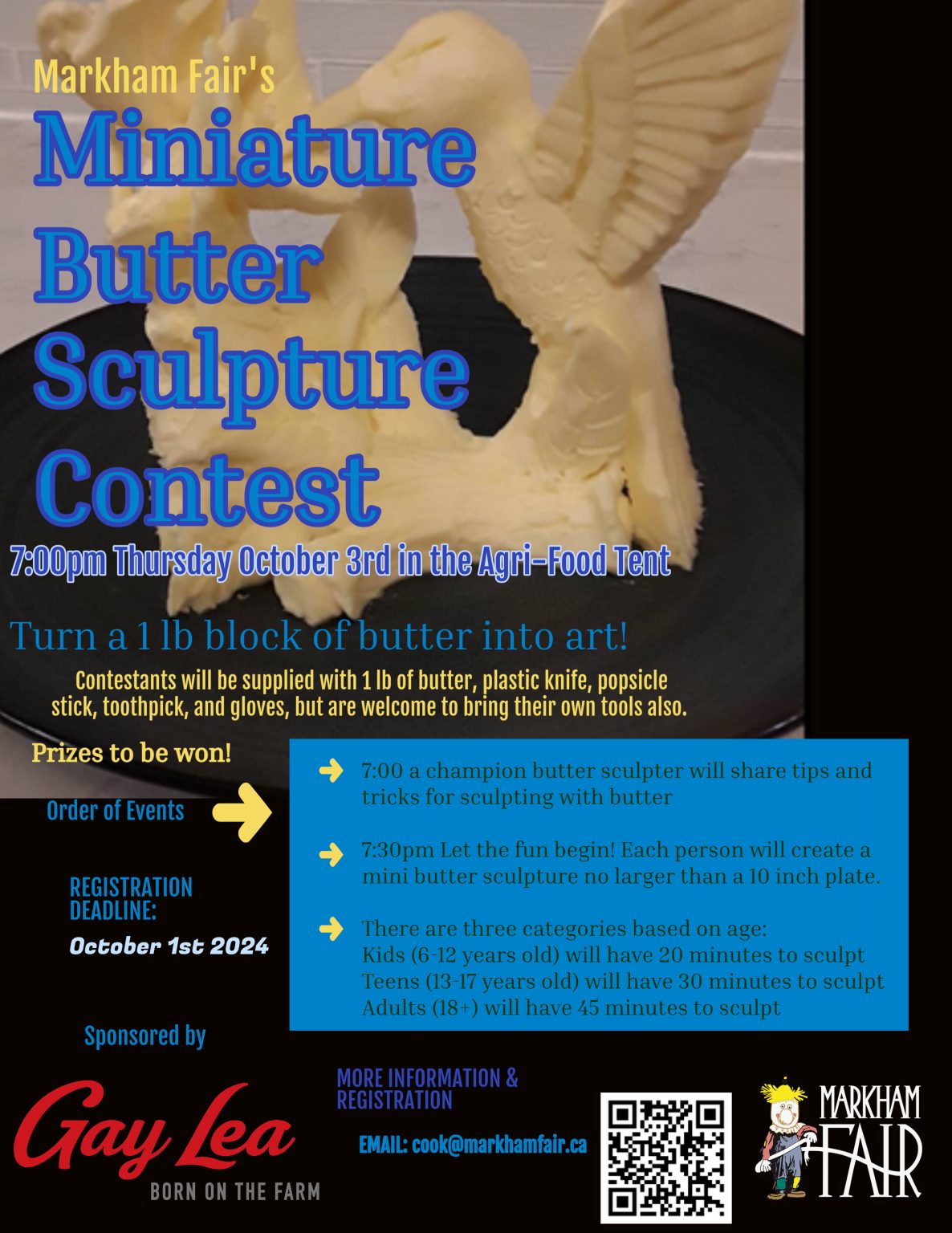 Miniature Butter Sculpture Contest – Markham Fair